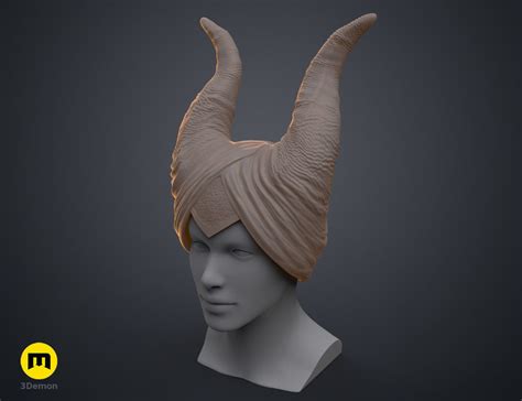 Maleficent Horns 3d Model 3d Printable Cgtrader