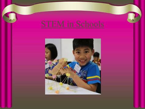 Stem Education In Schools For Skill Development Ppt