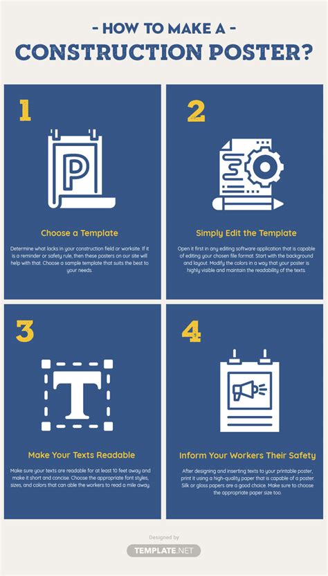 Free Construction Poster Templates Editable And Printable