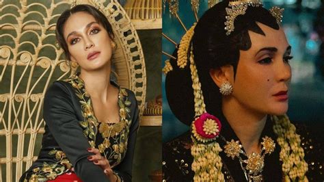 8 Ide Kebaya Pilihan Luna Maya Potret Ayu Bak Perempuan Jawa Tulen