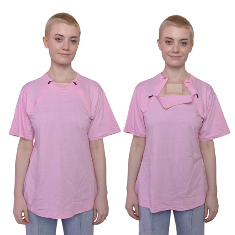 Chemotherapy Port Access Shirt Full Sleeve Inspired Comforts