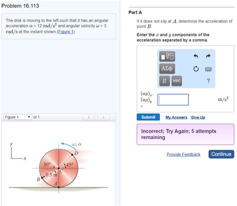 solved problem 16 113 part a the disk is moving to the left