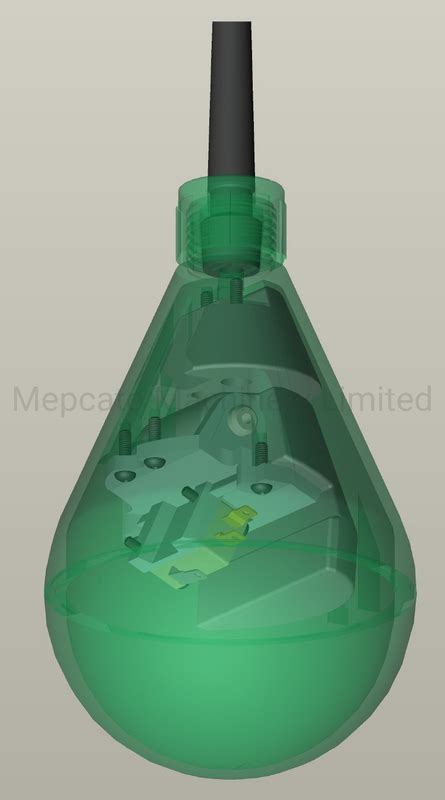 ABS Plastic Electrical Liquid Level Control Mechanical Sensor Float Switch For Submersible Water