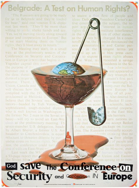 Sture Johannesson 4 Posters One Signed And Numbered 649 1000 Bukowskis