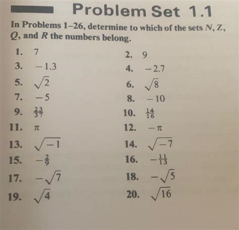 Solved Problem Set In Problems Determine To Which Chegg Com