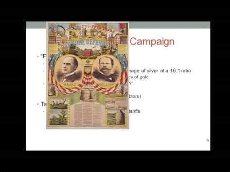 Election Of 1896 Posters
