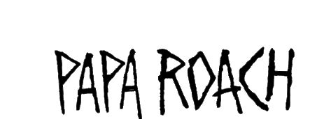 Papa Roach Papa Roach Logo Sticker Papa Roach Papa Roach Logo Band