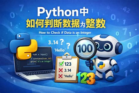 Python中如何判断数据为整数 Python中如何判断数据为整数