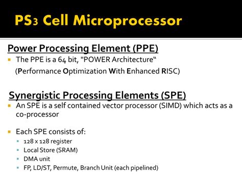 Ppt Playstation 3 Parallel Computing Powerpoint Presentation Free