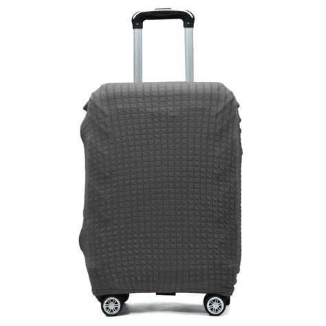 Capa Protetora Para Mala De Viagem Bagagem Tecido Bubbli Linda E Reforçada P M G Cinza Shopee