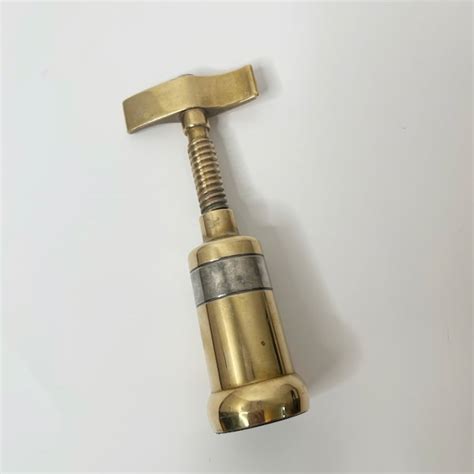 Brass Corkscrew Made In Italy Etsy