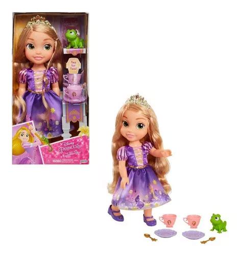 Boneca Disney Rapunzel E Amigo Pascal Hora Cha Mercadolivre