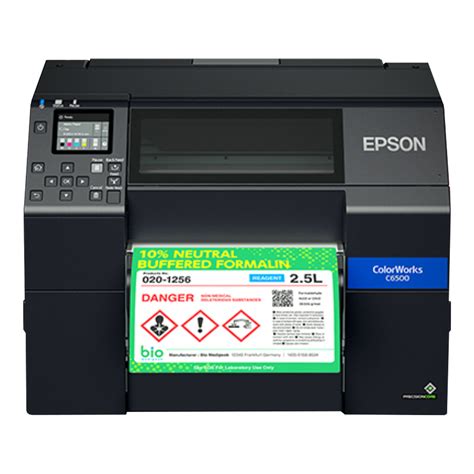 Epson C6500pe Label Printer 8 With Peeler Sale Magnum Materials The Self Adhesive Centre