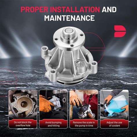 Water Pump For Ford F150 Explorer Expedition Lincoln Navigator Aviator