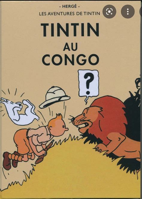 Proantic Lion A Bascule Voir Tintin Au Congo