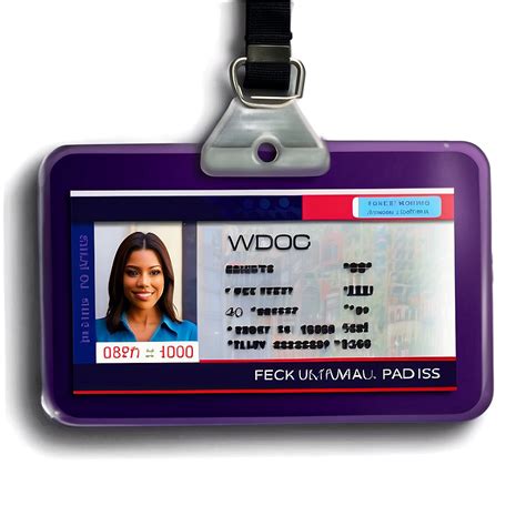 Download Temporary Id Badge Png 99