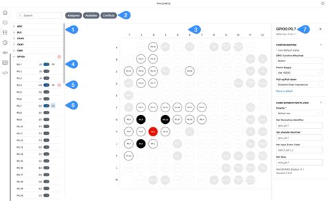 Pin Config Codefusion Studio