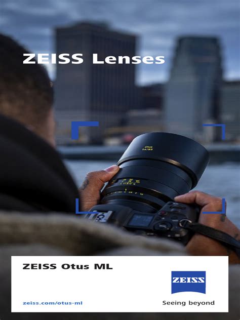 Brochure Zeiss Otus Ml Lenses En Pdf Camera Lens Imaging