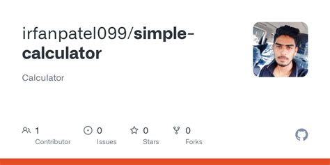 GitHub Irfanpatel099 Simple Calculator Calculator