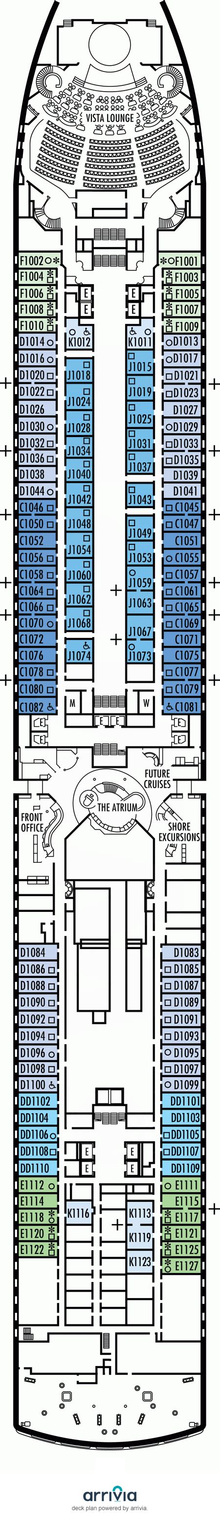 Ms Noordam Deck Plan