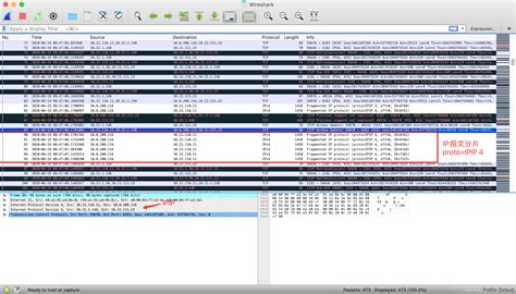 报文分析笔记 常见wireshark报文标记 fragmented ip protocol csdn博客