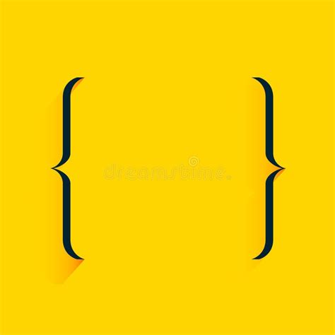 Blank Citation Bracket Frame Background For Feedback Or Testimonial