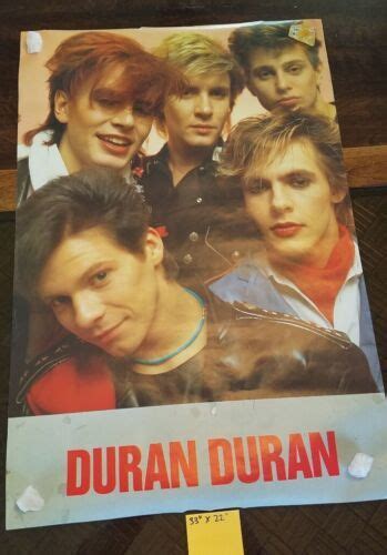 Vintage 1983 Original Duran Duran Band Poster 4722617146