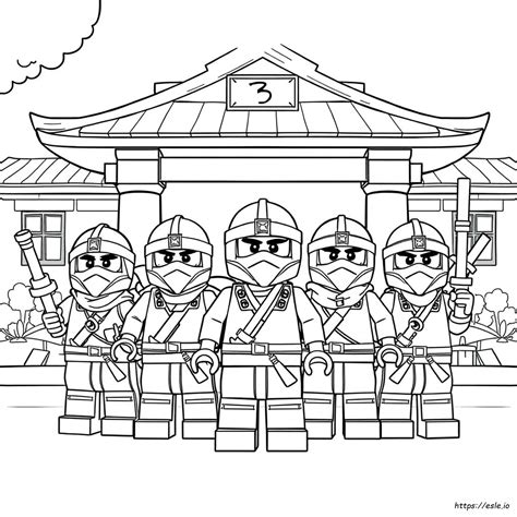 Ninjago Gambar Mewarnai Musim 12 Ninjago Gambar Mewarnai Musim 12