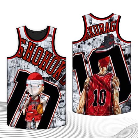 Nba Jersey For Men Slamdunk High School Basketbal Full Sublimation Jersey Shohokuryonan Jersey