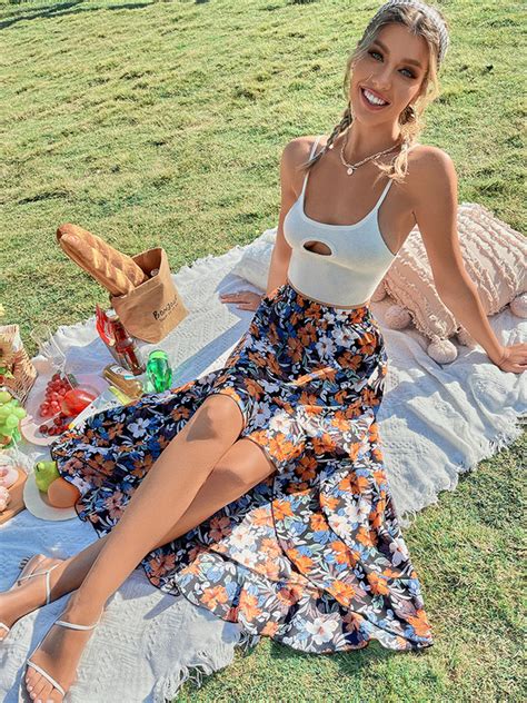 Badubg Дамска дълга пола Винтидж Нестандартни парти поли с леопардов принт Елегантна модна