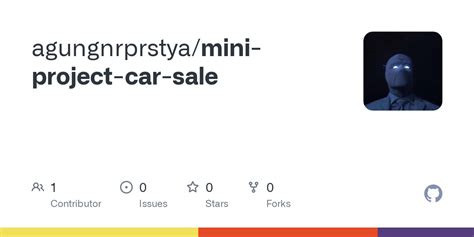Github Agungnrprstyamini Project Car Sale