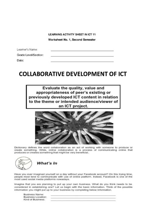 learning activity sheet in ict 11 accoutancy learning activity