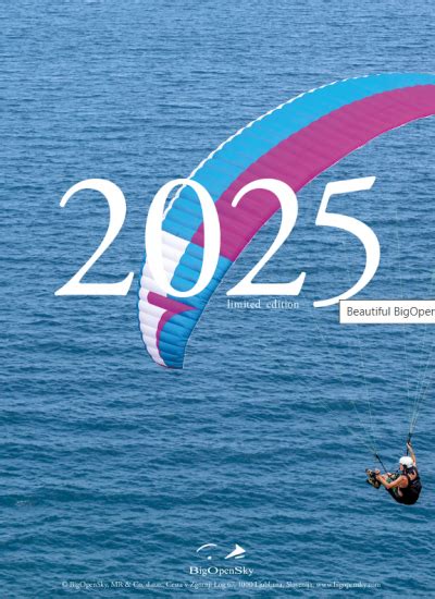 Paragliding Calendar 2025 Stenar Si