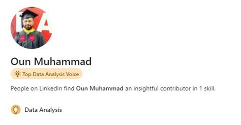 Oun Muhammad On Linkedin Topdataanalystvoice Linkedin Dataanalysis Sql Grateful