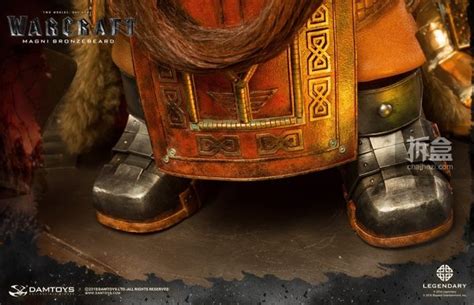 Damtoys 史诗系列 电影《魔兽》矮人 麦格尼·铜须magni Bronzebeard 25寸雕像 拆盒