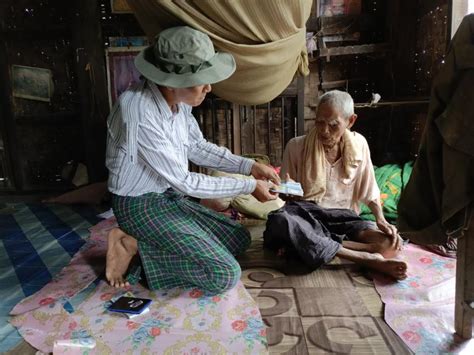 ပုဗ္ဗသီရိမြို့နယ် ကျည်တောင်ကန် ၁ ရပ်ကွက်တွင် သက်ကြီးဘိုးဘွားပင်စင်မ