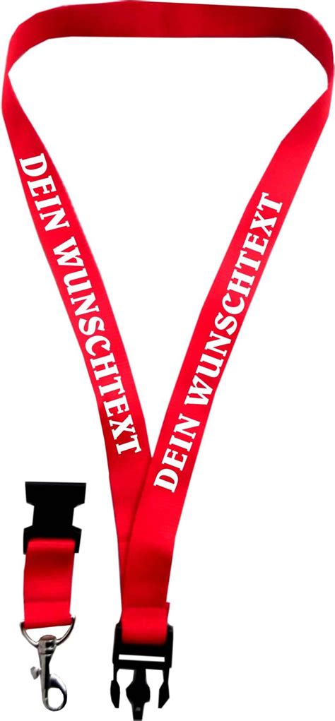 Personalisierter Schlüsselband Mit Ihrem Logo Und Wunschtext Lanyard