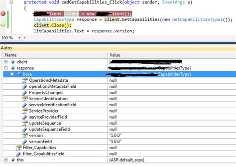 C Soap Xml Response Received But Not Populating Response Object Stack Overflow