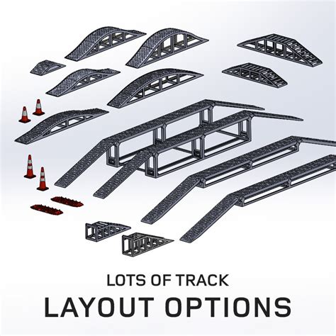 🚗 Crawler Course Track Realistic Scale Offroad Park ・ 3d File For ・cults