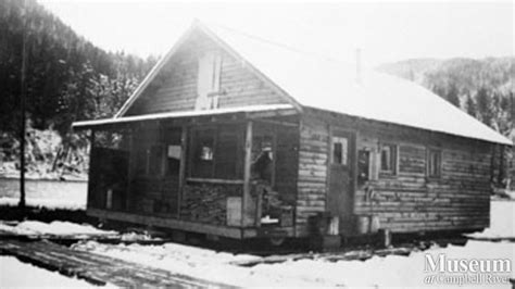 Schoolhouse At Gildersleeve Logging Camp Campbell River Museum