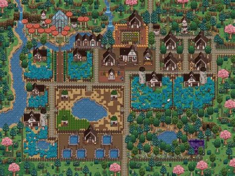 Meadowlands Farm Layout Farm Layout Layout Farm Stardew Valley
