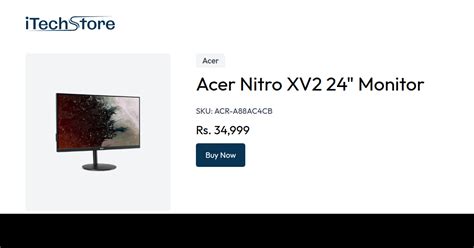 Acer Nitro XV2 24" Monitor - iTechStore