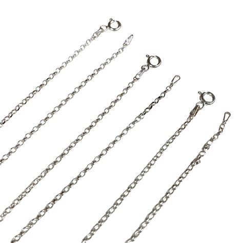 Sterling Silver Rolo Round Chain Necklace 20