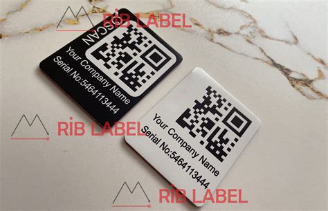 Unique Metal Asset Tags Barcode Metal Tags 5400