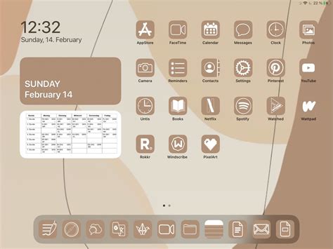 Ios Homescreen Aesthetic Nude Brown Artofit