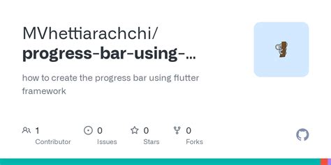 Github Mvhettiarachchi Progress Bar Using Flutter Framework How To Create The Progress Bar