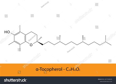 Alpha Tocopherol Structure