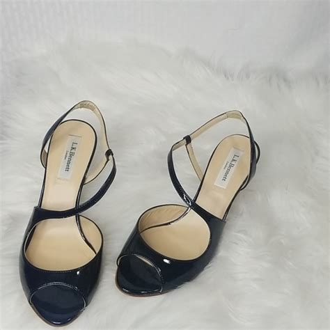 L K Bennett London Shoes Lk Bennet London Patent Leather Peep Toe Heels Poshmark