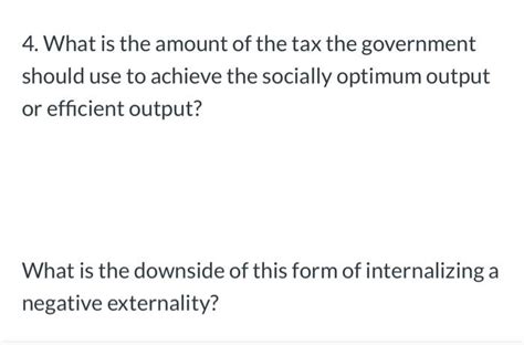 Solved What Is The Amount Of The Tax The Government Chegg Com