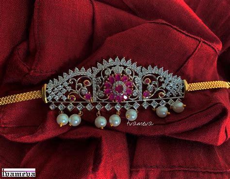 Zircon Choker Necklace South India Jewels